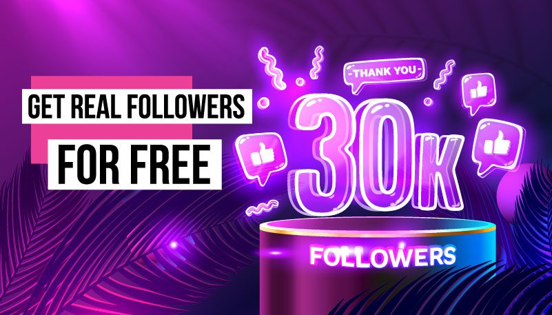 Free Instagram Followers 100% Real & Active & No Survey